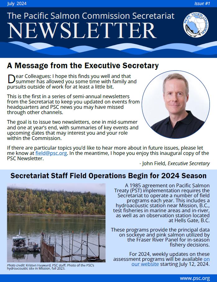 Newsletter - Pacific Salmon Commission
